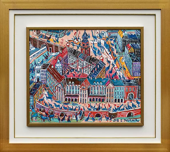 CASTLE - OIL PAINTING - Edward Dwurnik | TouchofArt