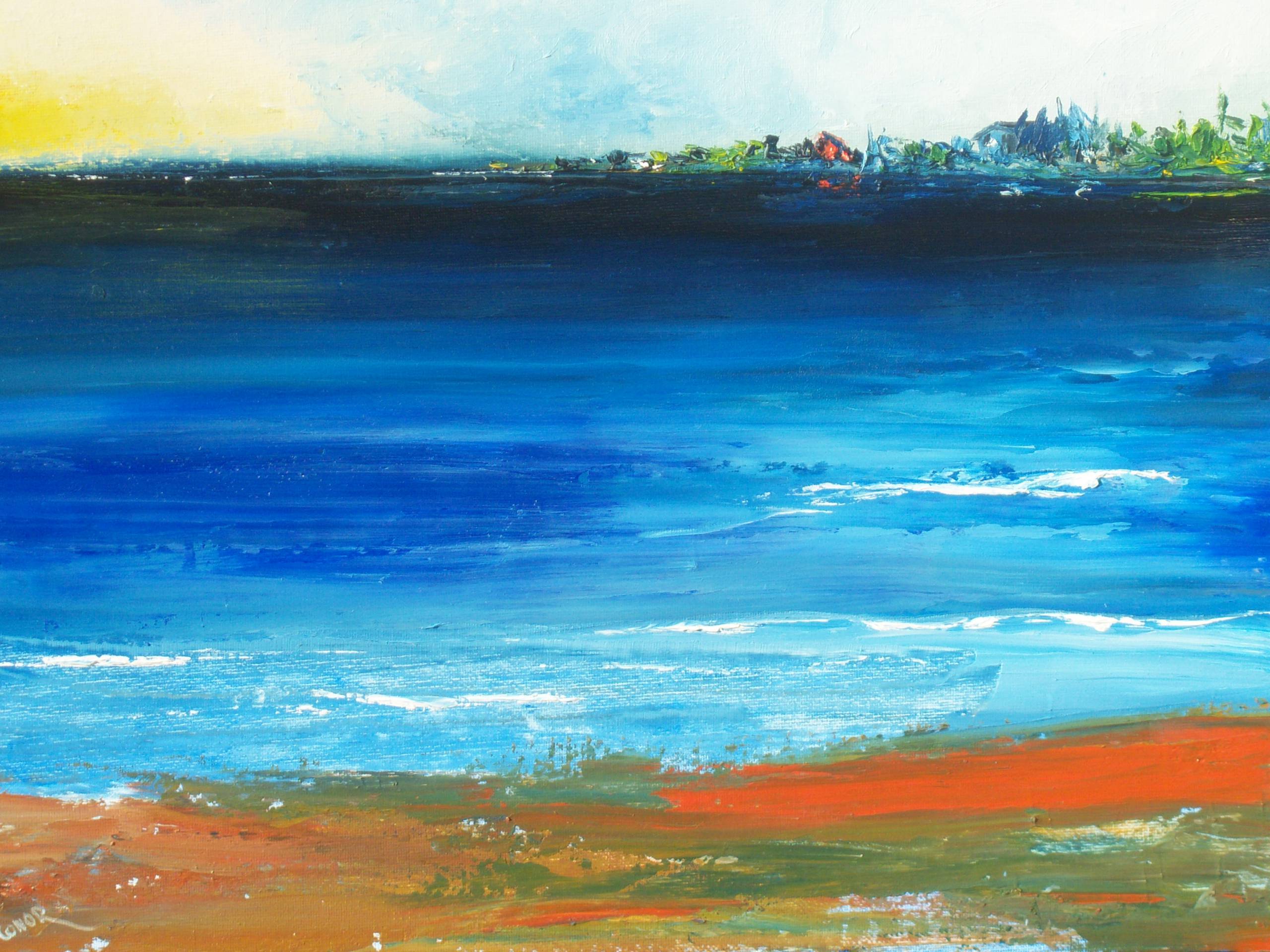 Blue Mist over Nantucket Island - Conor Murphy | TouchofArt