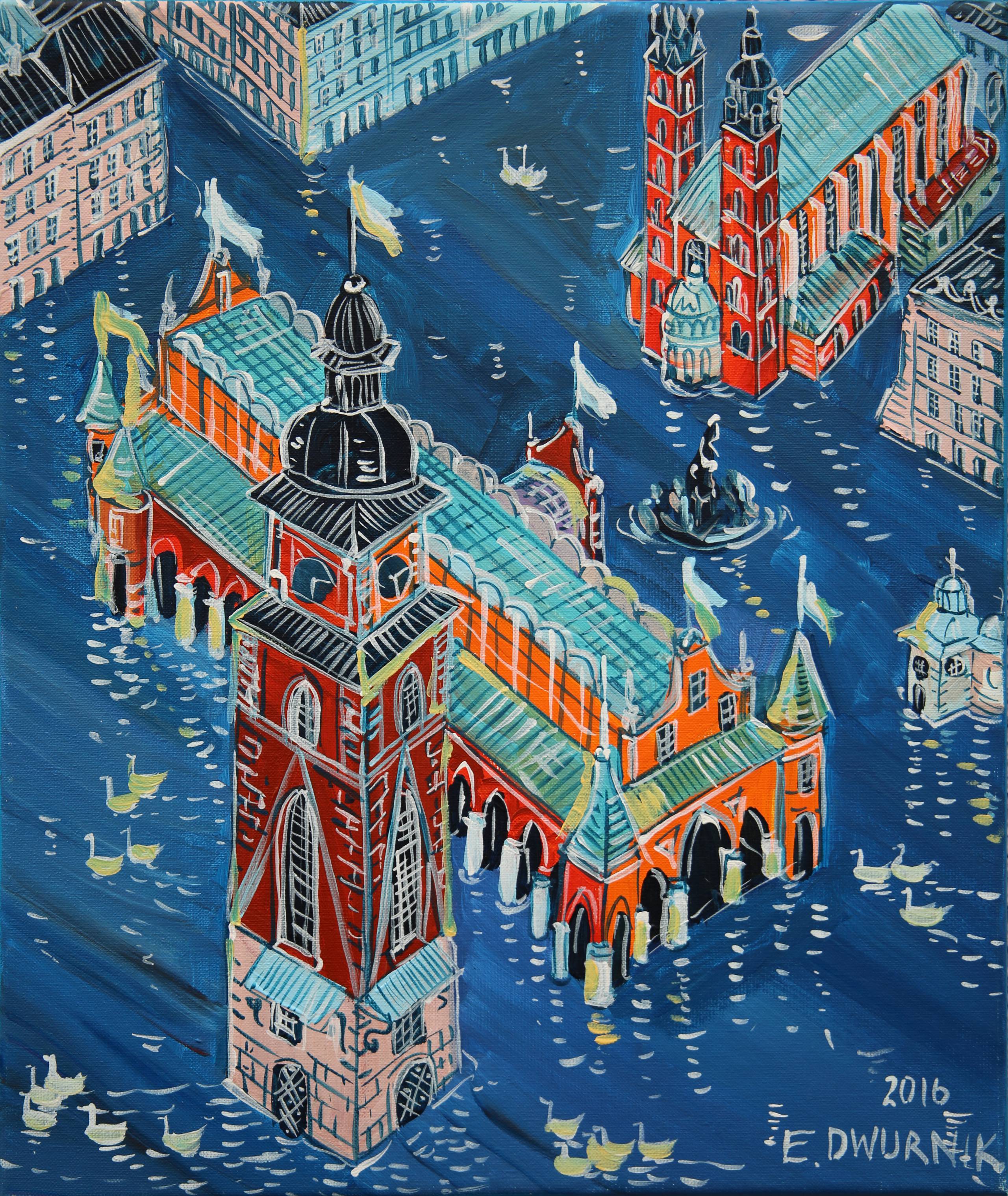 Kraków - Edward Dwurnik | TouchofArt