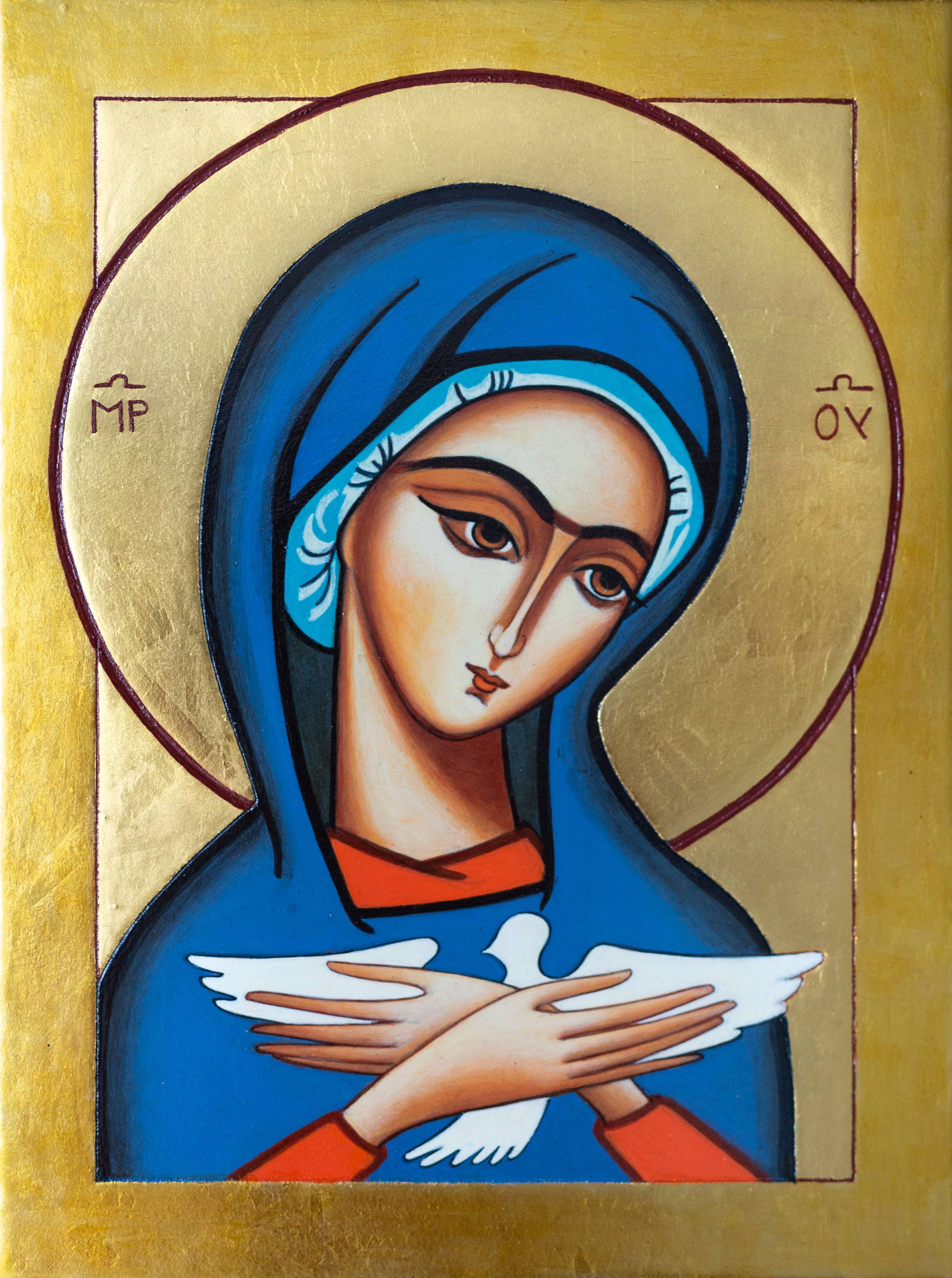 Matka Boska Pneumatofora (Maria niosąca Ducha Świętego) - namalowana ...