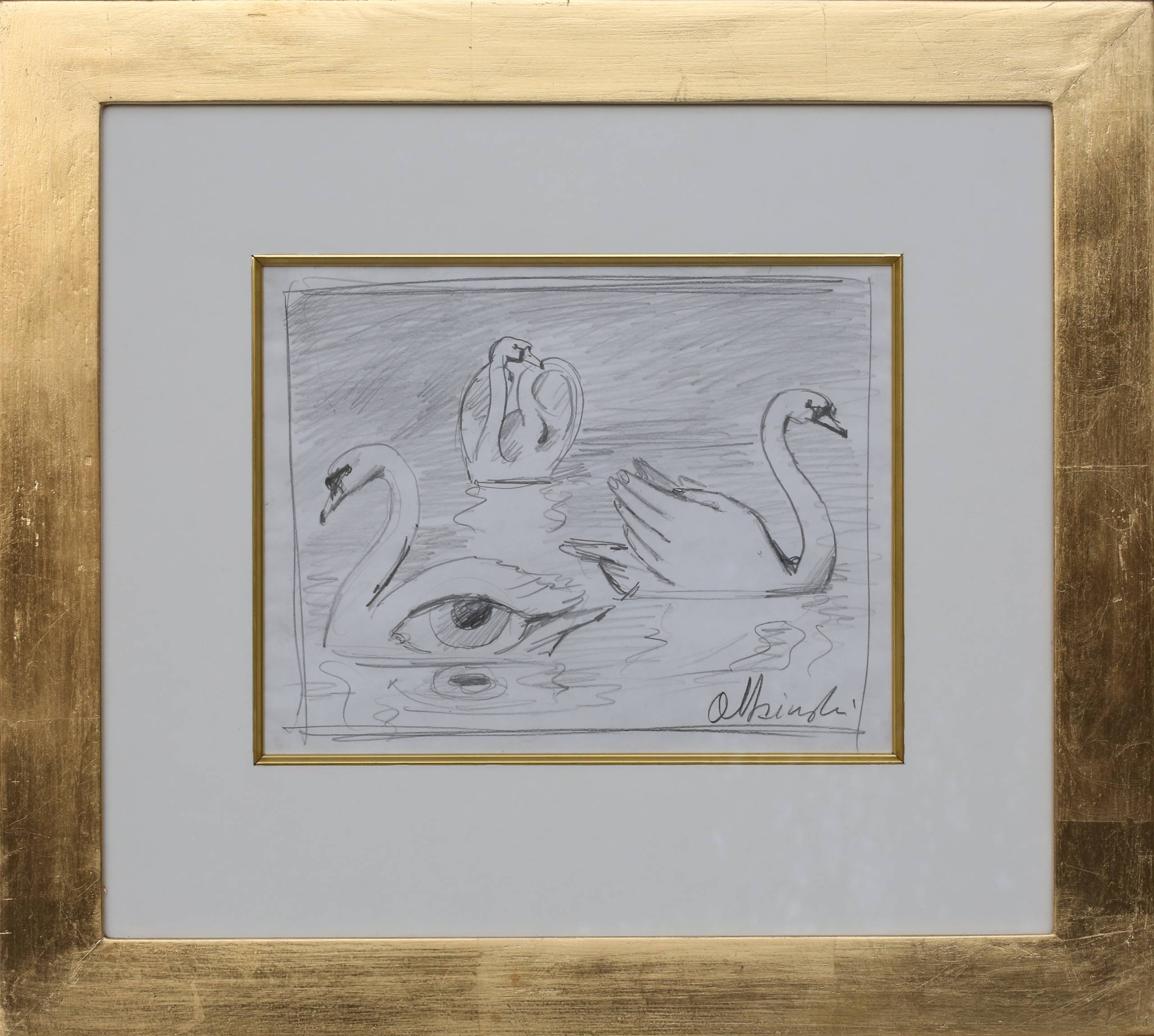 Princely look - sketch for the poster, the ballet Swan Lake ...